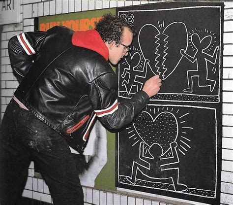 Keith Haring On The New York Subway 1983 Keith Haring Art Keith