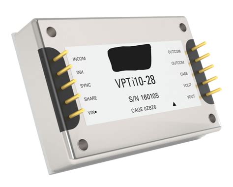 Vpti10 28 Module Dc Dc Converter 28v 10a Transient Suppression W Emi Filter