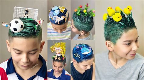 6 Ideas Peinados Locos 😜 Para NiÑos Peinados Locos Crazy Hair Day
