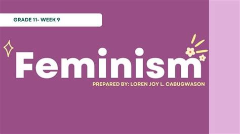 Feminism Pptx Islam Religion And Spirituality