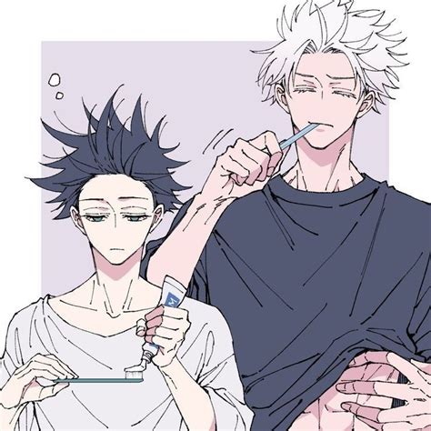 Gojo X Megumi Jujutsu Kaisen Dibujos Personajes De Anime Angel Para