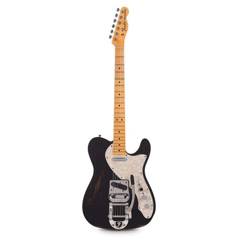 Fender Custom Shop 1968 Telecaster Thinline Journeyman Relic Aged Blac