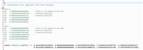 Cmsis Biquad Cascade Iir Filter Iowa Hills Iir Filter Design