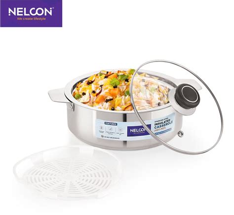 Crystin 1800ml Stainless Steel Casserole For Multi Purpose At Rs 365 In Mumbai Id 7651230