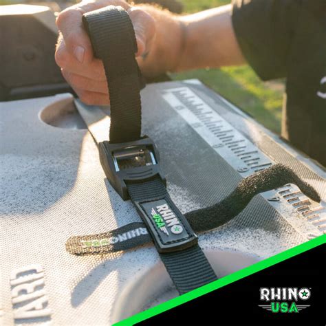 Rhino Usa Lashing Straps 1in X 12ft Set Of 4 Lashing Strap 4pk Rca