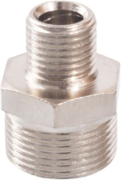 M8 M10 M12 M14 M16 Metric Male To Male Thread Brass Nickel