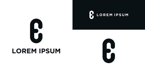 Simple Letter E Logo Design Template Premium 48738362 Vector Art At Vecteezy