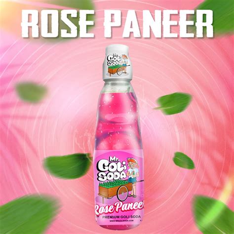 Rose Paneer Goli Soda