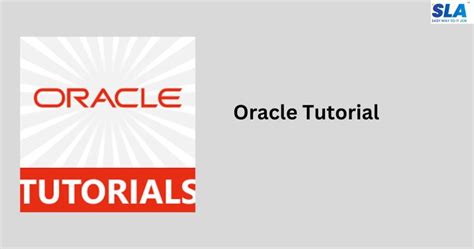 Oracle Tutorial For Fresher With Free Certificate Learn Now
