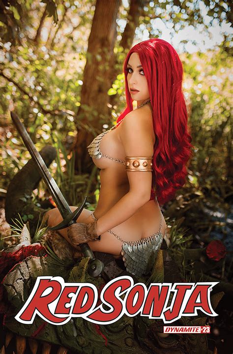 Wonderland Comics Red Sonja 24 Cover E Lyons Cosplay