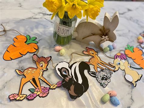 Disney Inspired Bambi Easterspring Time Banner Etsy