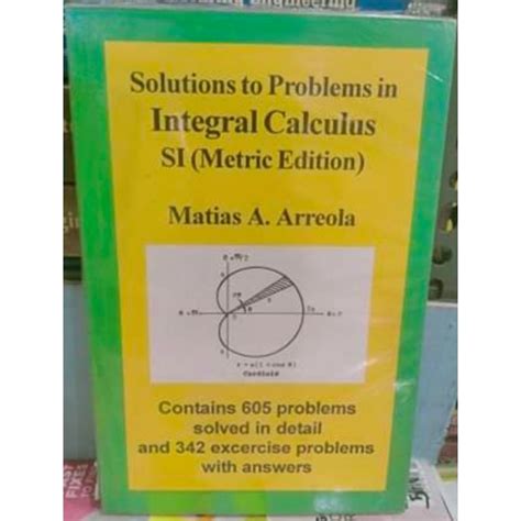 Integral Calculus Si Metric Edition By Matias Arreola Shopee Philippines