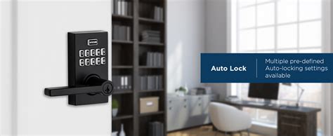 Weiser Smartcode 10 Matte Black Keyless Entry Door Lock With Handle