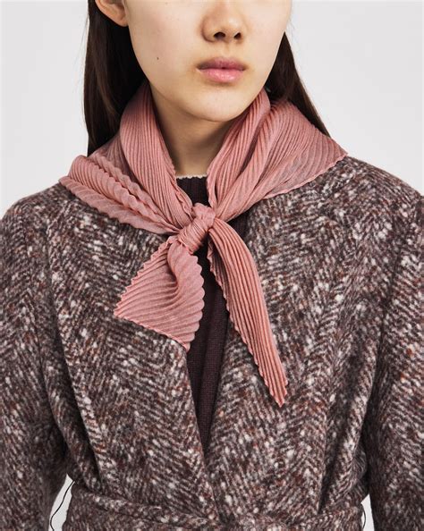 Colombo Pink Cashmere Silk Plissé Scarf Harrods Us