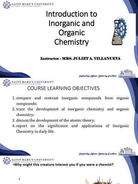 1 Lec Intro To Inorganic And Organic Chemistry Pdf