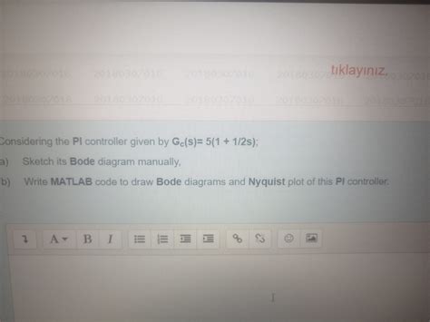 Solved Considering The P Controller Given By Chegg