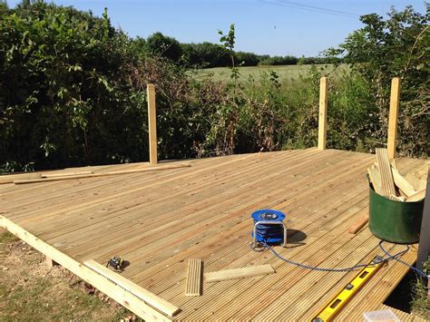 House Refurb Building A Raised Timber Deck