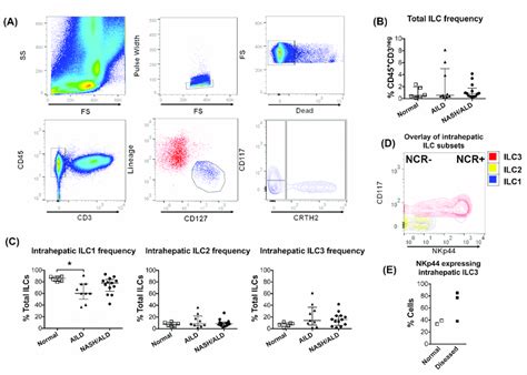 All Three Ilc Subsets Are Present In Inflamed Human Livers A Ilc Download Scientific Diagram