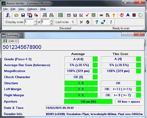 Axicon 6525 S Barcode Verifier Barcode Validation Barcode Scanning