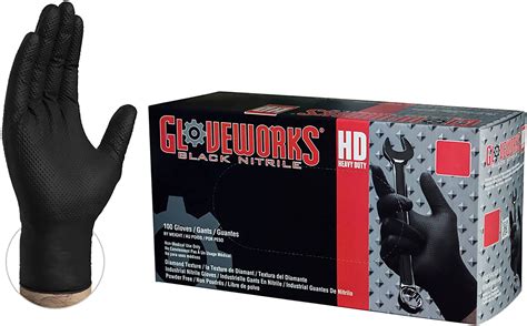 Heavy Duty Black Nitrile Gloves High Country Linen