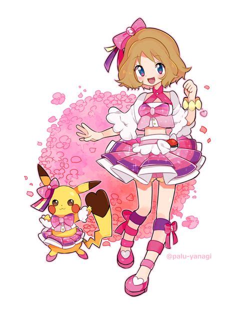 54 Pikachu X Serena Ideas Pikachu Pokemon Serena