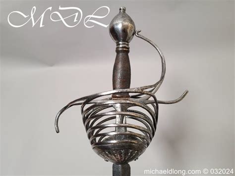 Six Ringed 17th Century Rapier Michael D Long Ltd Antique Arms And Armour