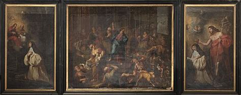 Categorytriptych Of The Cleansing Of The Temple By Robert Van