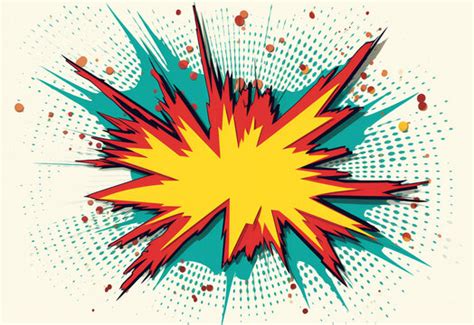 Cartoon Explosion Background