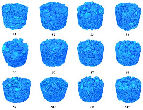 Three Dimensional Particle Model Of Coarse Grained Soil Reconstructed