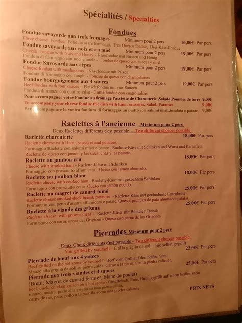 Menu At Le Marmiton De Lutèce Restaurant Paris 6 Rue Saint Séverin