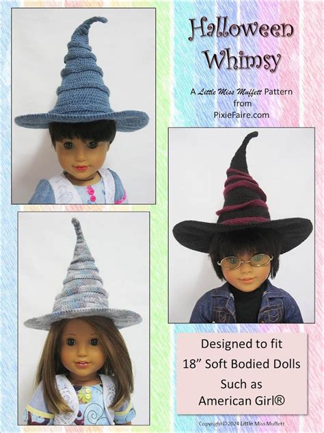 Little Miss Muffett Halloween Whimsy Doll Clothes Crochet Pattern 18