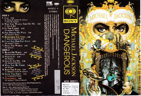 Michael Jackson Album Cover Dangerous
