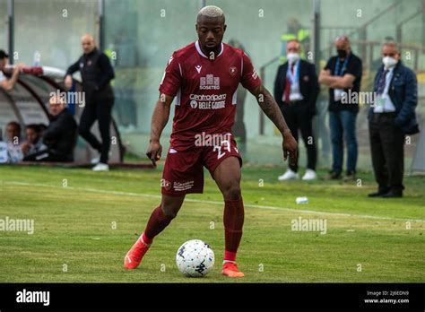 Stadio Oreste Granillo Reggio Calabria Italy April 30 2022 Adjapong Claud Reggina Portrait