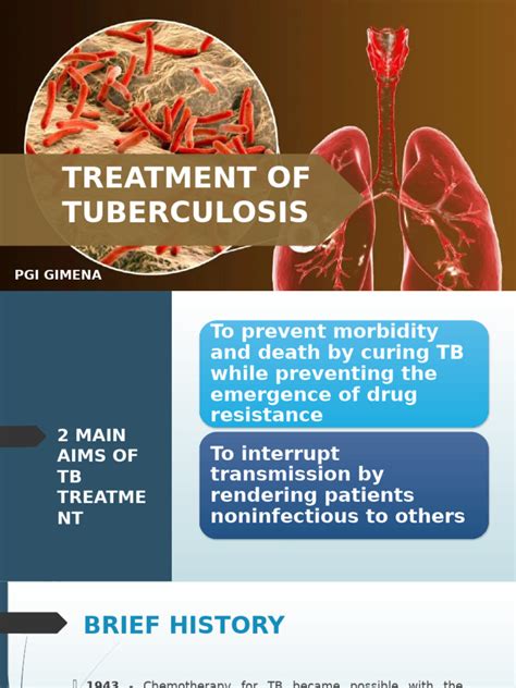 Tb Treatment New Pdf Tuberculosis Clinical Medicine