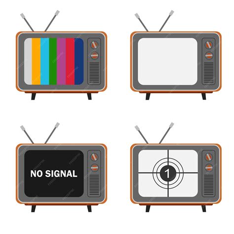 Premium Vector Retro Tv Design Vintage Style Old Tv Vector Illustration