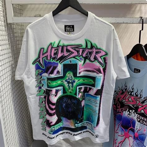 Hellstar Cross Tee Depop