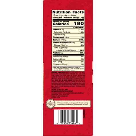 Jimmy Dean Pancakes And Sausage On A Stick Frozen Breakfast 12 Count Same Day Pickup Fareway