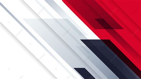 Abstract Shape With Gradient Red And Navy Slice Vector Background