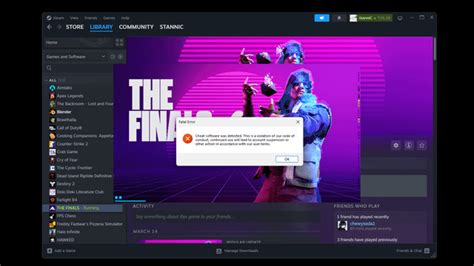 Ive Been Getting This Error Even Though There Is Nothing Of The Sorts Installed Rthefinals