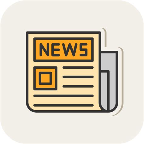 Newspaper Vector Icon Design 21075622 Vector Art At Vecteezy