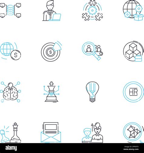 Legal Contract Linear Icons Set Agreement Covenant Contractual