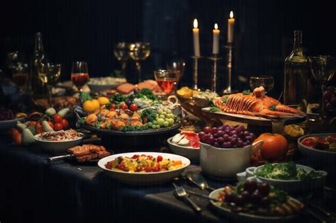 A Culinary Feast Indulging In A Scrumptious Dinner Party Experience