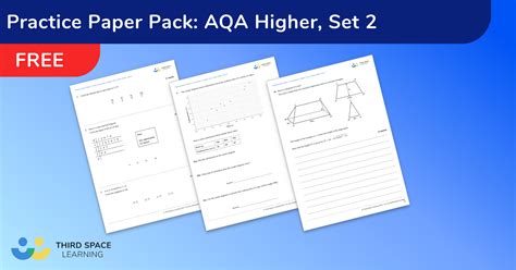 Free Aqa Gcse Maths Higher Papers Set 2 Third Space Learning