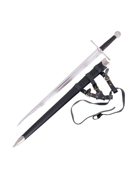 Épée à Main Et Demi Médiévale Avec Fourreau Et Ceinture Cat C ⚔️ Boutique