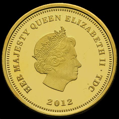 2012 Elizabeth Ii Diamond Jubilee 9 Carat Gold Half Crown