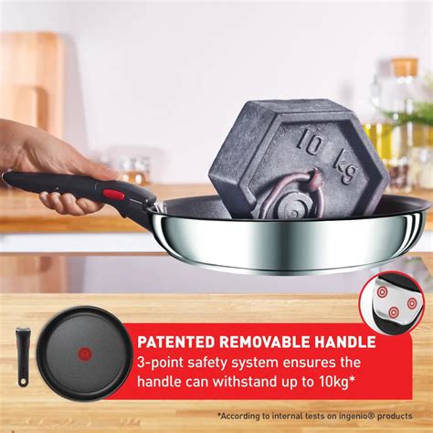 Tefal Ingenio Cook Eat Stackable Non Stick Cookware 15pc Set