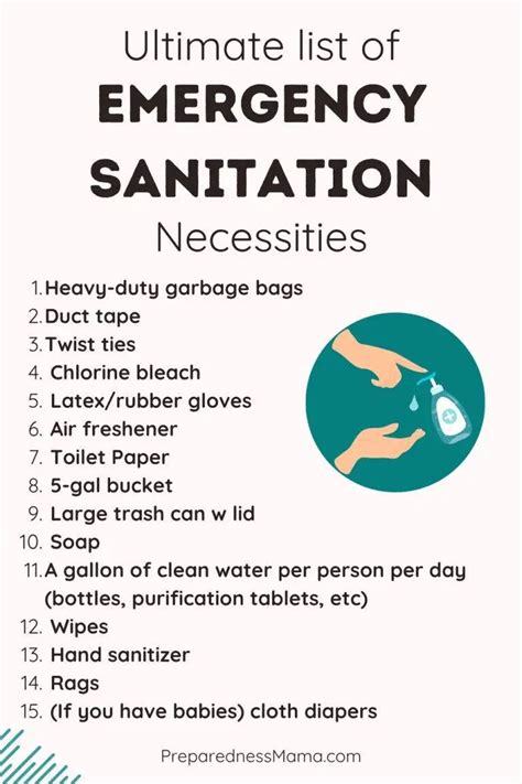 5 Simple Steps To Prepare Emergency Sanitation