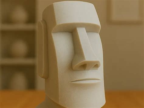 Moai Face By Oreks Makerworld Download Free 3d Models