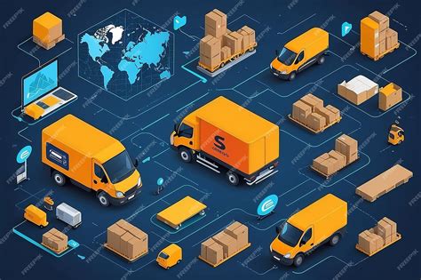 Premium Photo Streamlined Logistics Solutions Revolutionizing Supply Chain Management