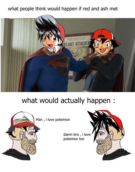 Early Ash And Red Were Actually Pretty Similar Rpokespe